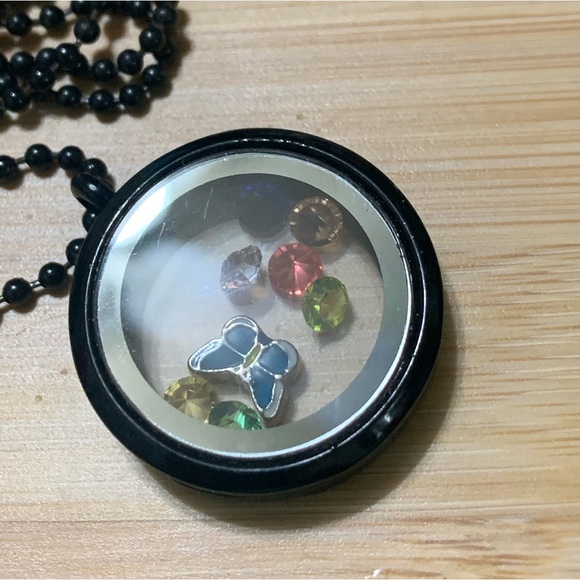 Jewelry | Beautiful Black Memory Locket Necklace | Poshmark